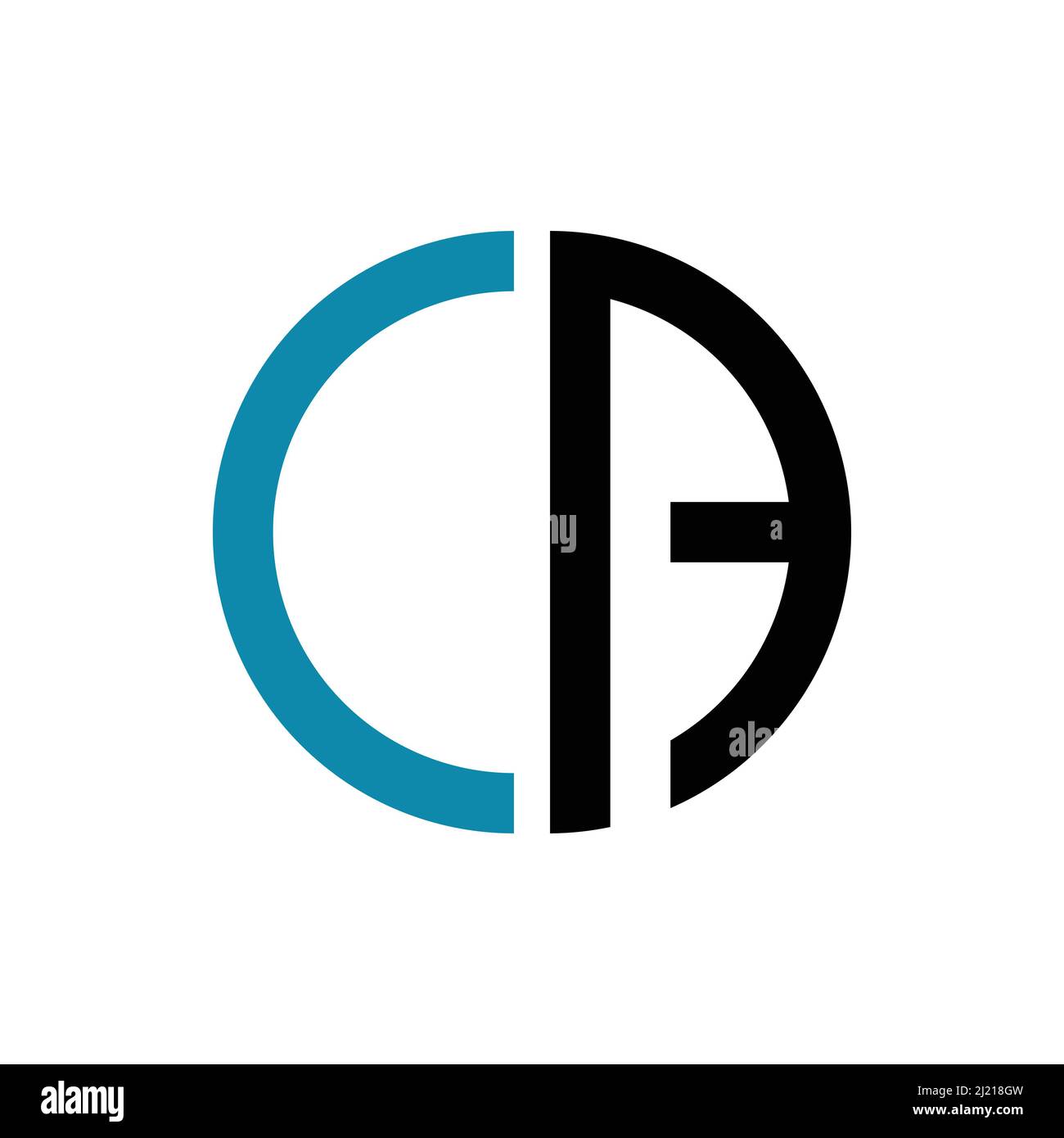 initial letter CA circle logo design vector Stock Vector Image & Art ...