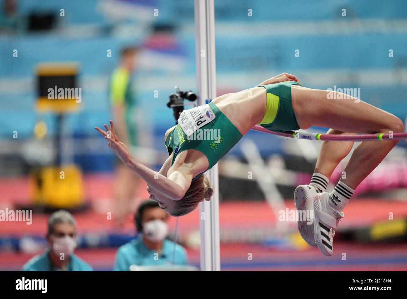 Eleanor Patterson participating in the 2022 Belgrade Indoor World ...