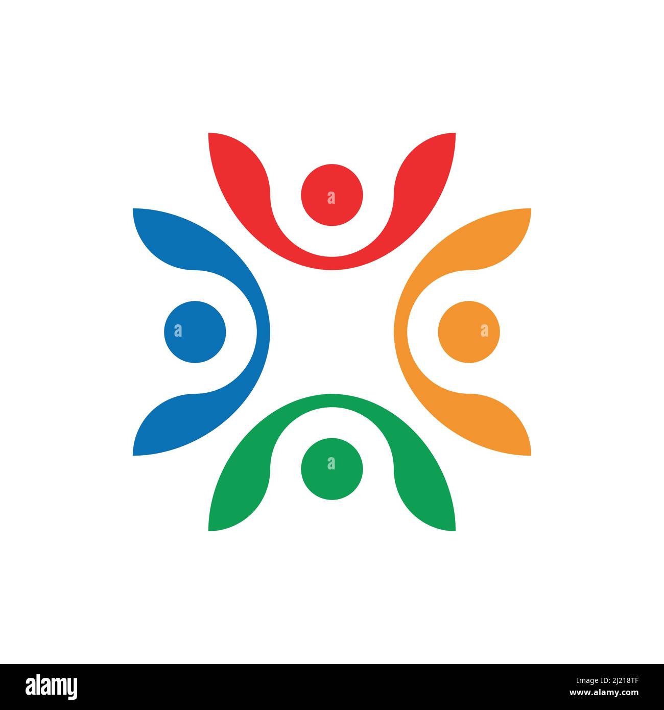 Wellness friends Stock Vector Images - Alamy