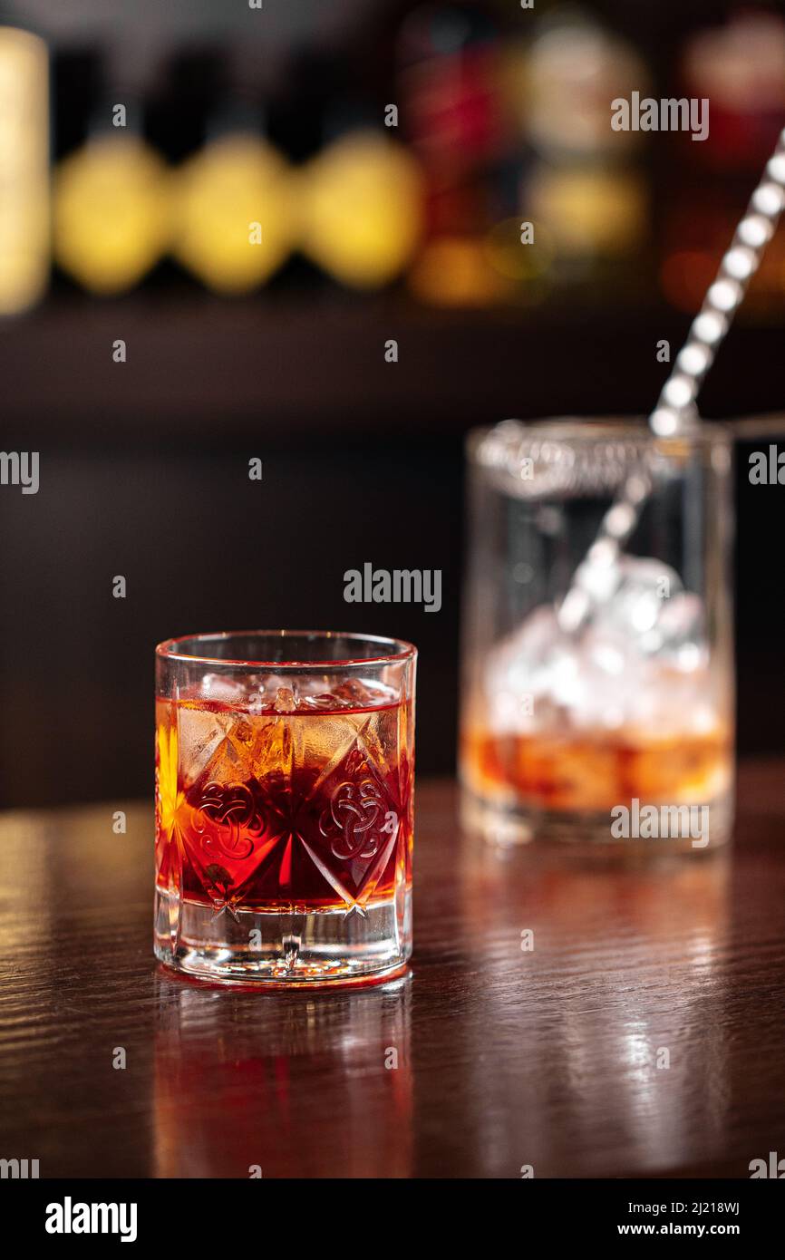 Negroni glass hi-res stock photography and images - Alamy