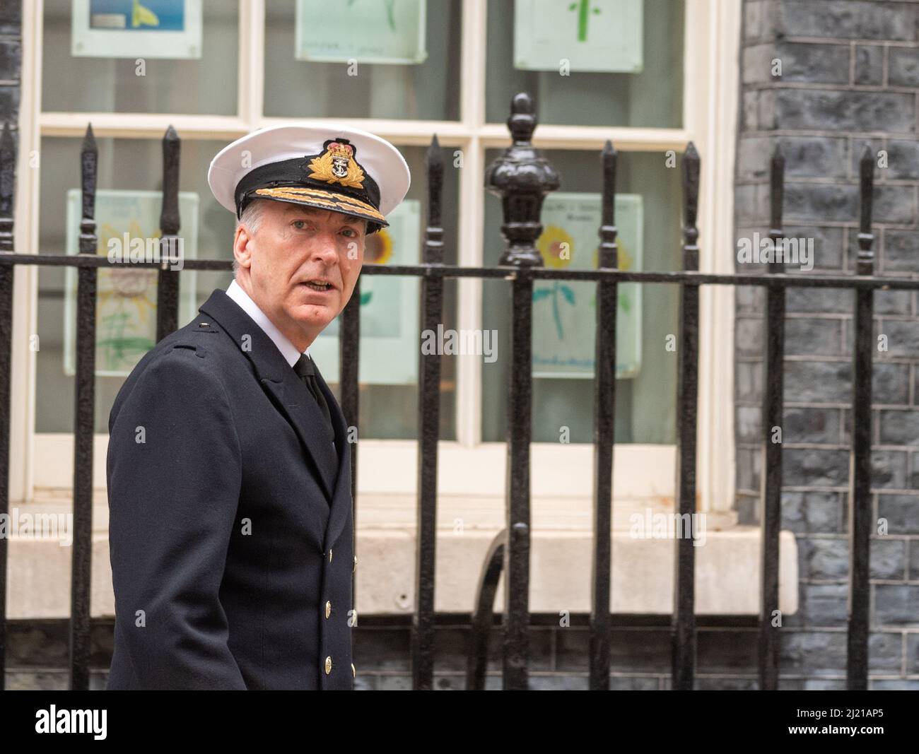 London, UK. 29th Mar, 2022. chief of the defence staff Admiral Sir Tony ...