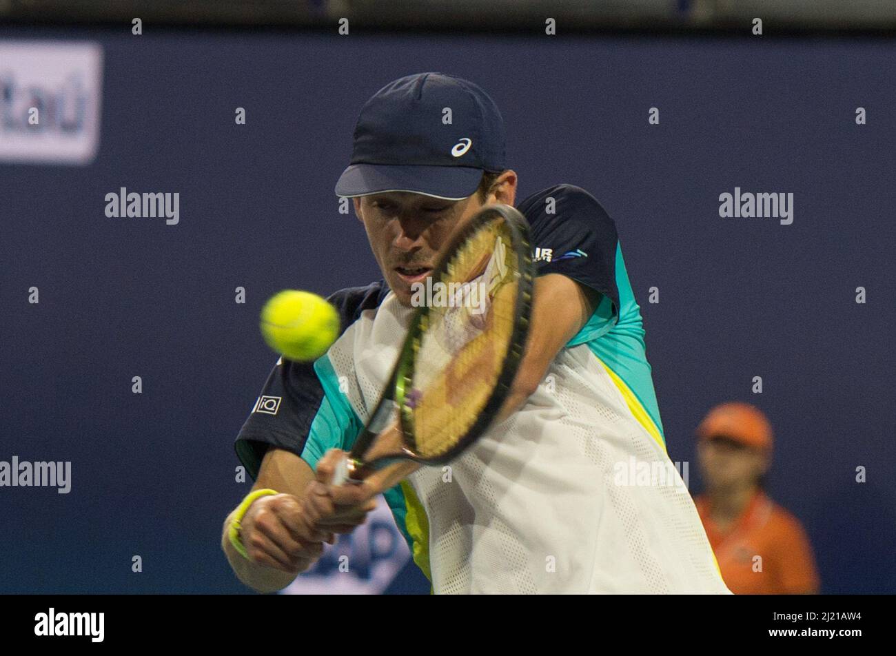 Alex de Minaur (AUS) is defeated by Stefanos Tsitsipas (GRE) 4-6, 3-6 ...