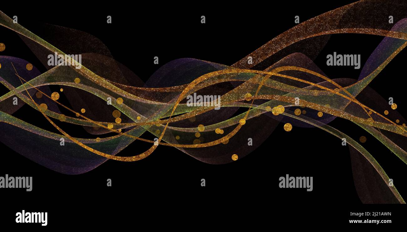Abstract golden light curves background hi-res stock photography and ...