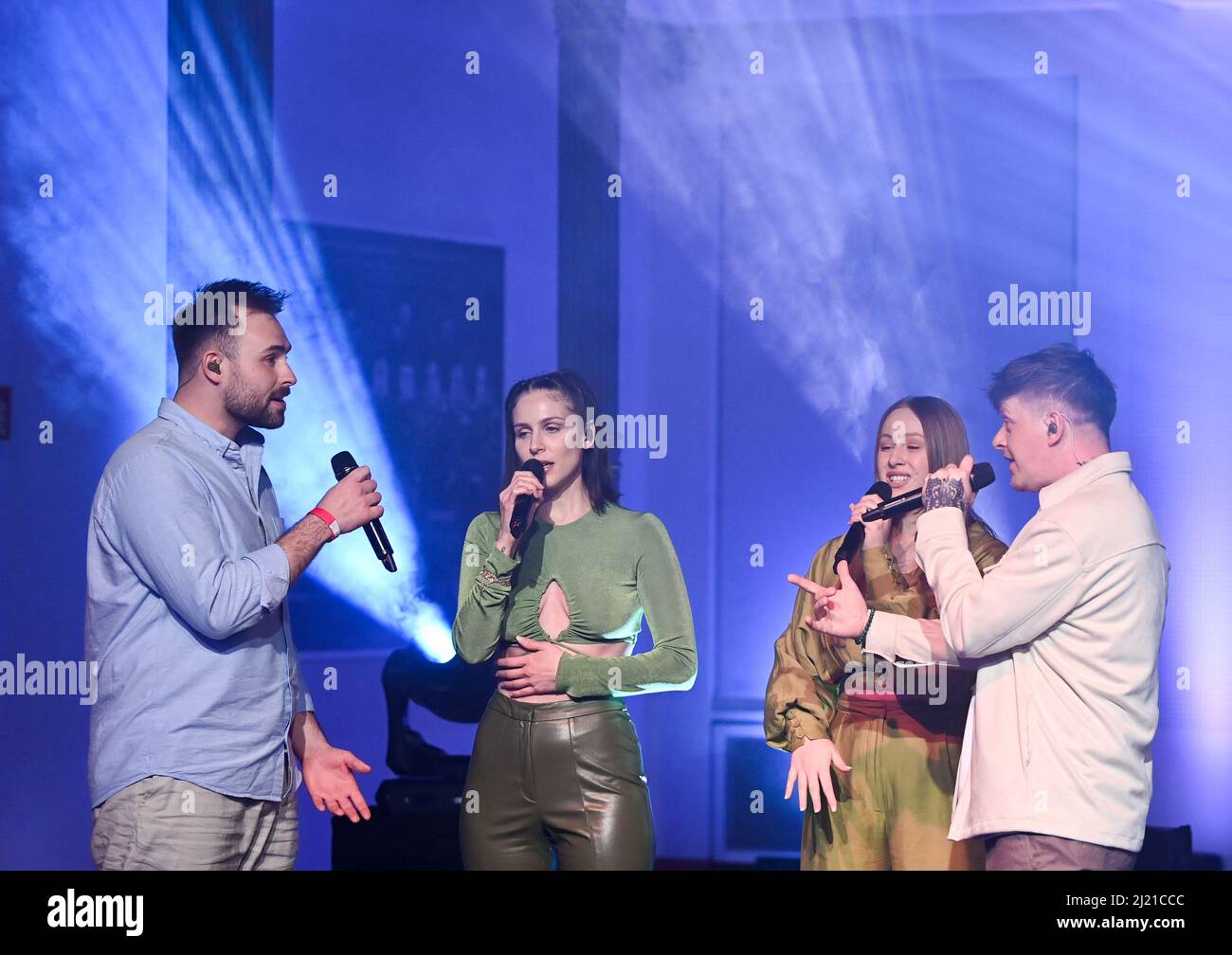 Berlin, Germany. 28th Mar, 2022. Nico Suave & Team Love at the Sepp ...