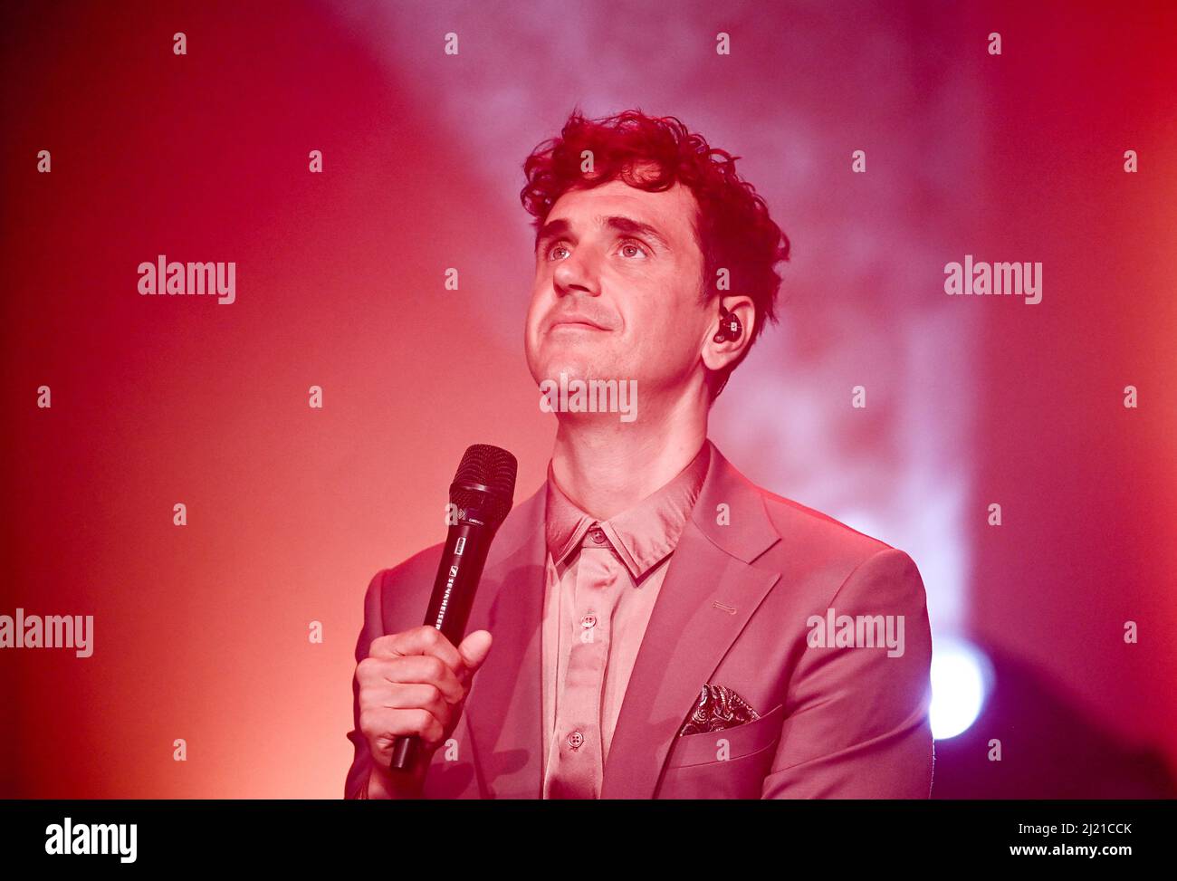 Berlin, Germany. 28th Mar, 2022. Swiss singer and musician Seven at the ...