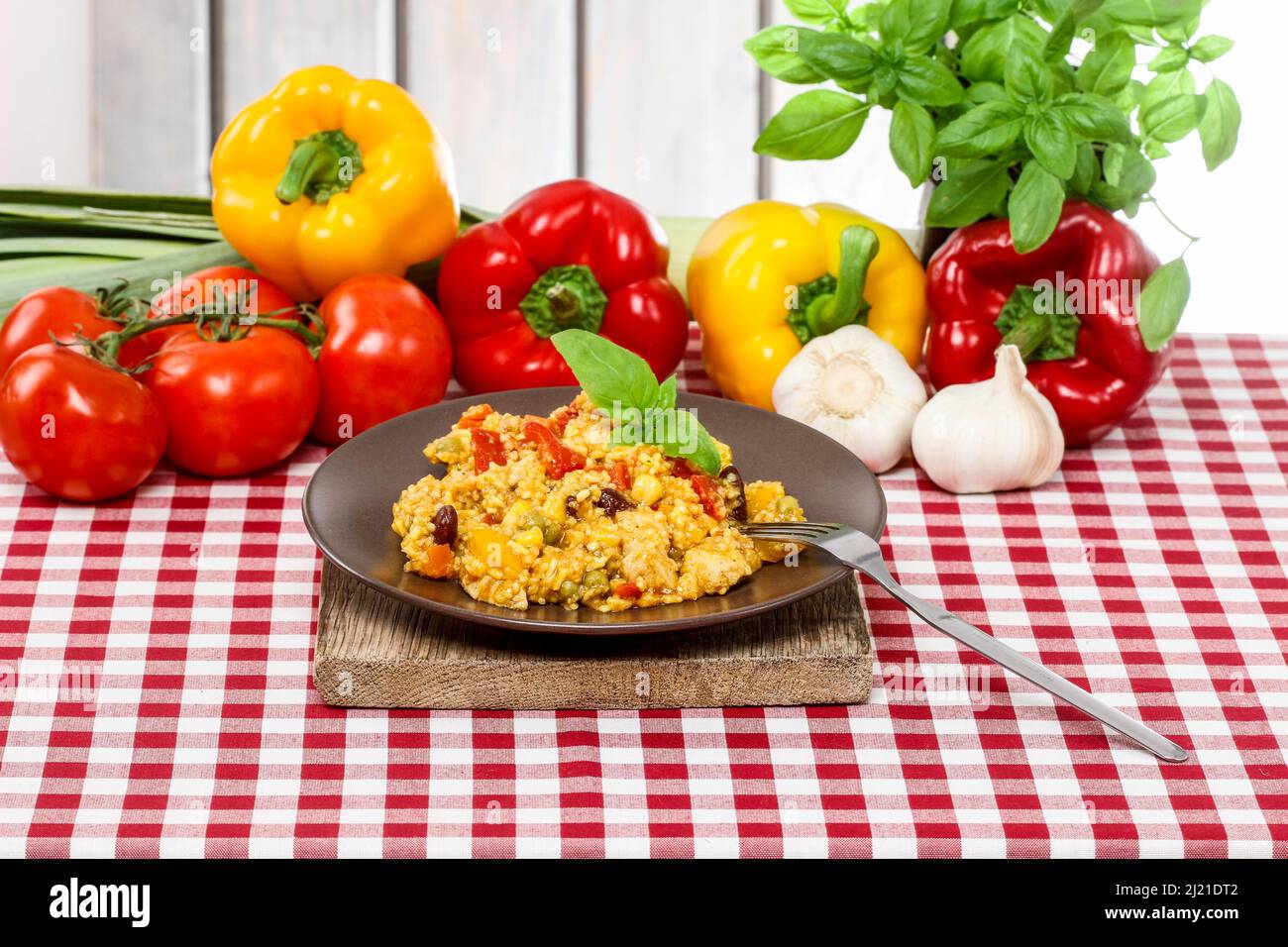 Risotto, popular italian dish. Healthy food Stock Photo - Alamy