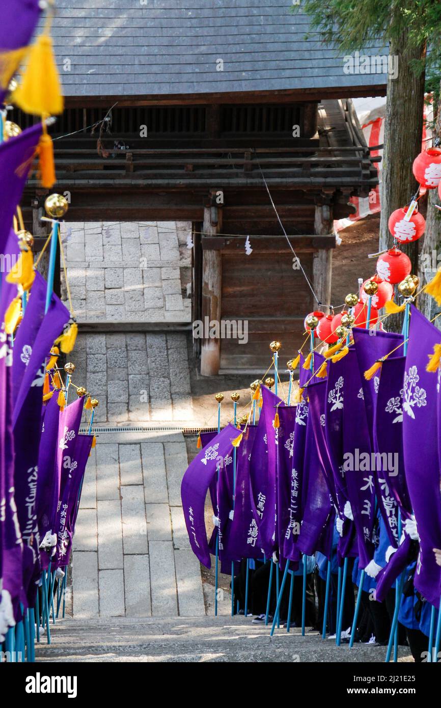 iida, nagano, japan, 2022/24/03 , Partecipants of the religious ...