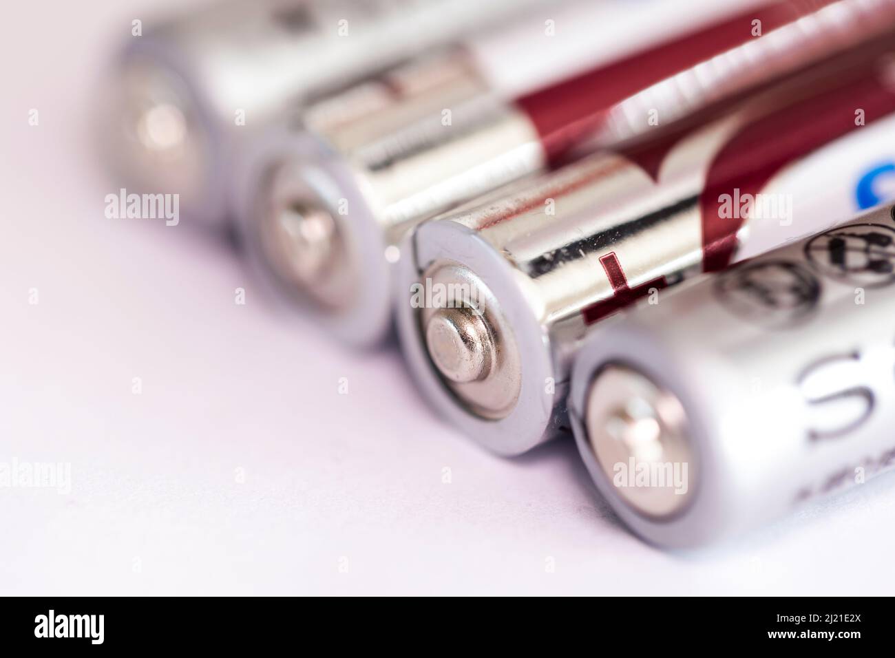 A studio portrait of the plus or positive side of a couple of triple A ...