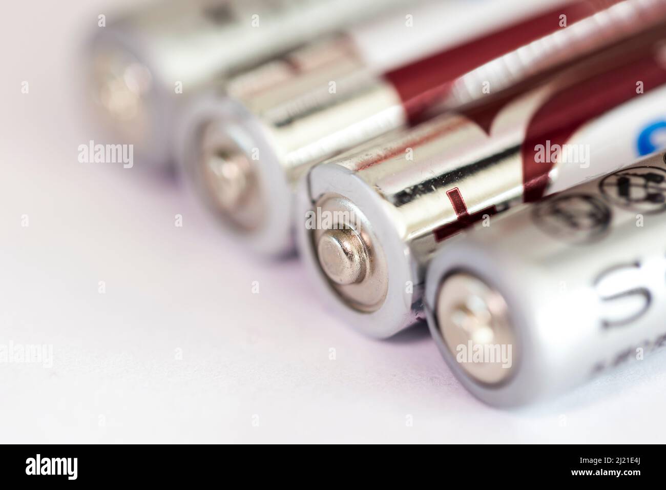 A portrait of the plus or positive side of a couple of triple A or AAA ...