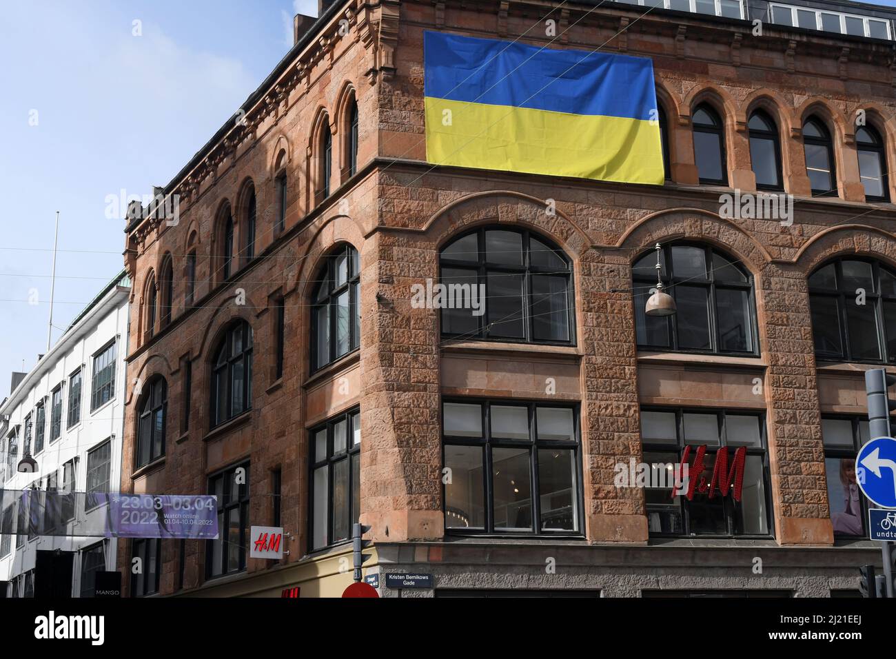 Copenhagen/Denmark./29 mARCH 2022/Swedish retail store on stroeget ...