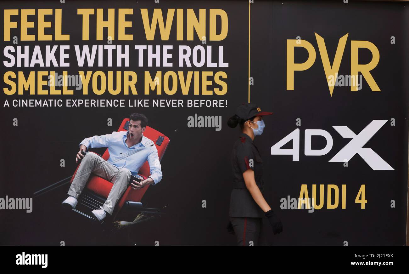 Woman movie theatre india hi-res stock photography and images - Alamy