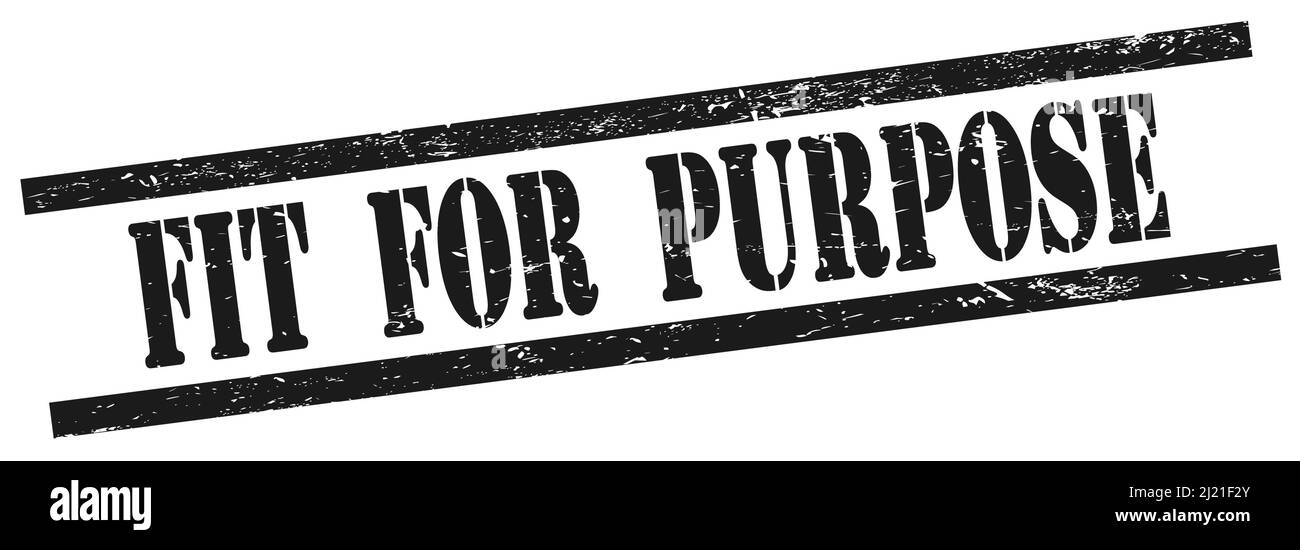 Fit for purpose stamp hi-res stock photography and images - Alamy