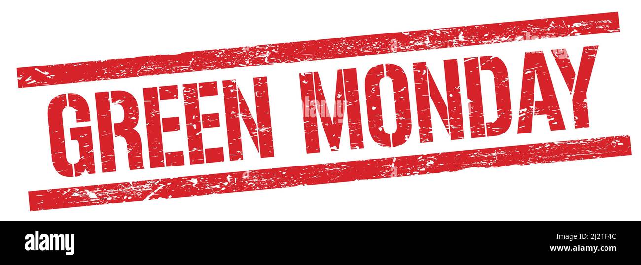 Green monday stamp hi-res stock photography and images - Alamy