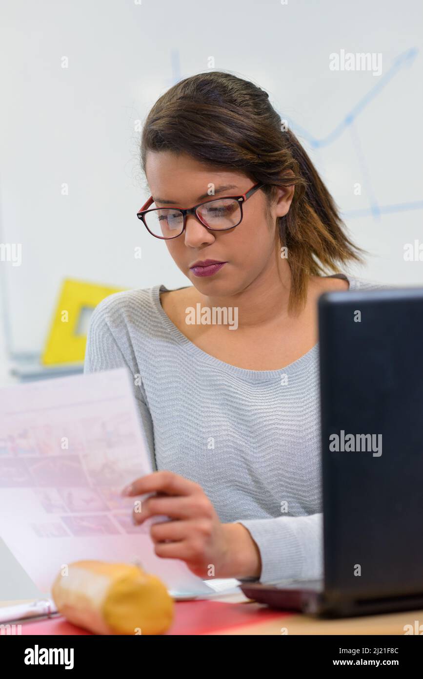 Secretary writing hi-res stock photography and images - Alamy
