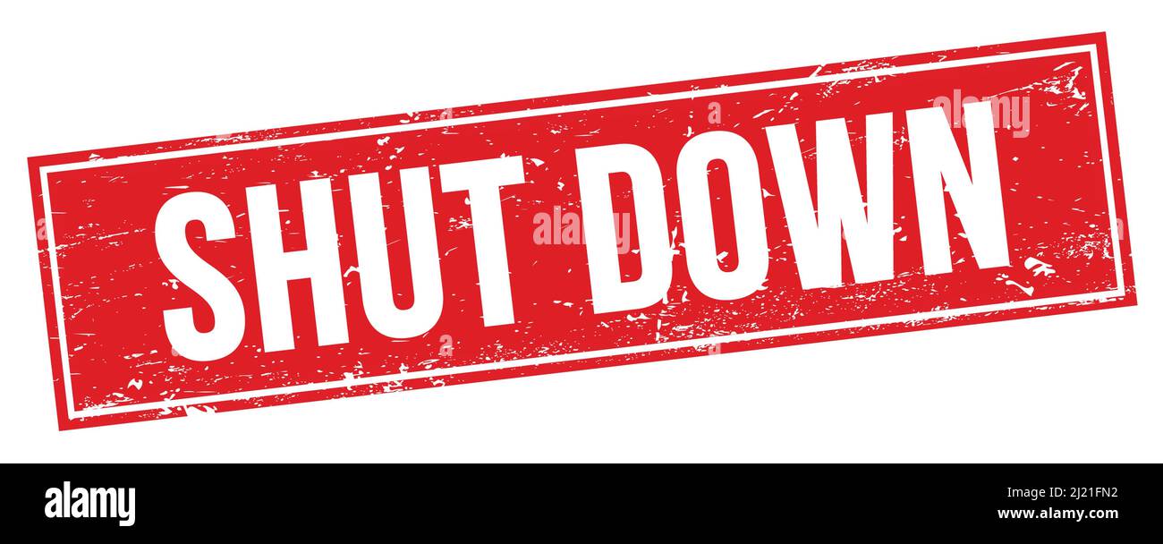 Shut down stamp hi-res stock photography and images - Alamy