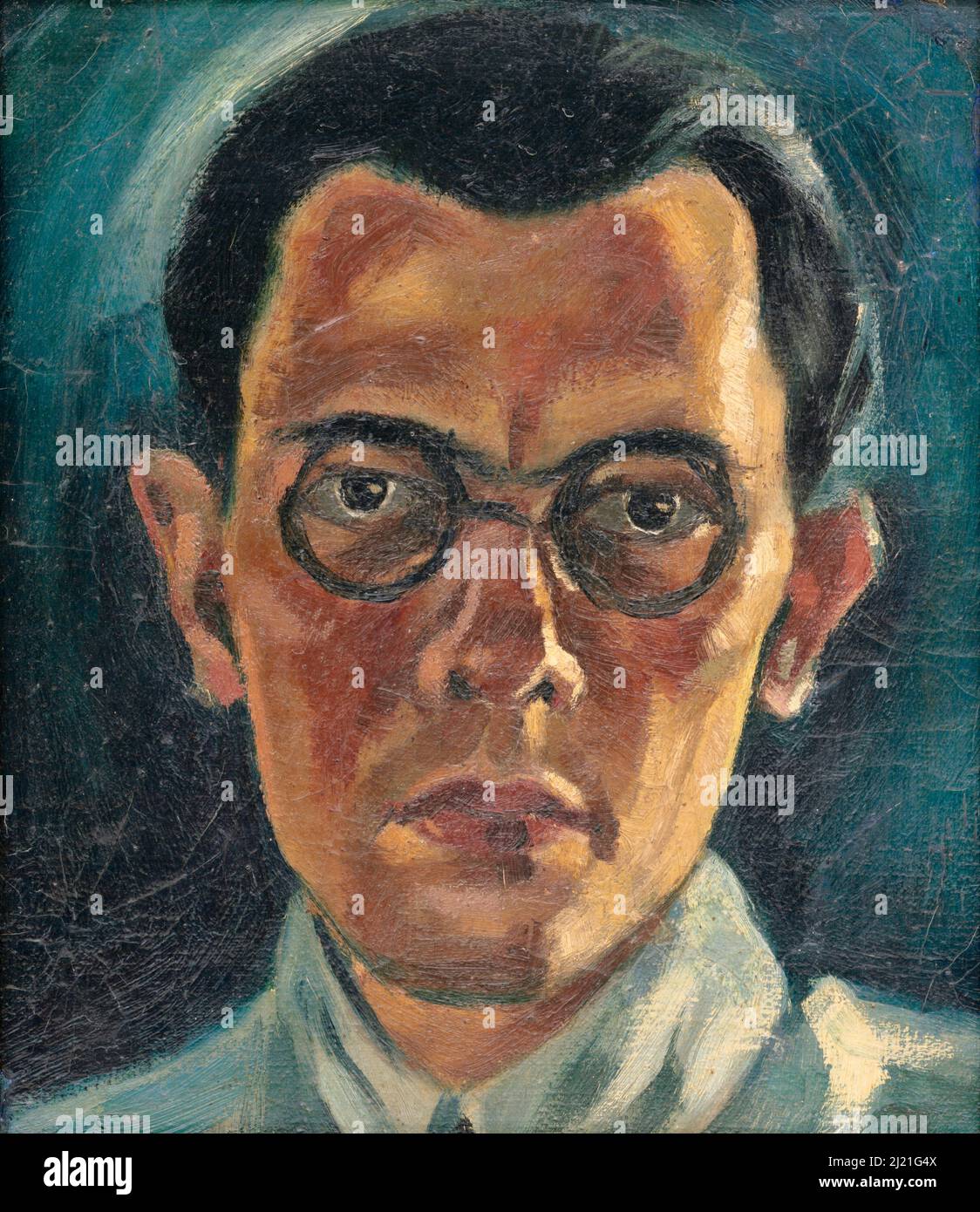 Mikuláš Galanda - Self Portrait - 1932 Stock Photo - Alamy