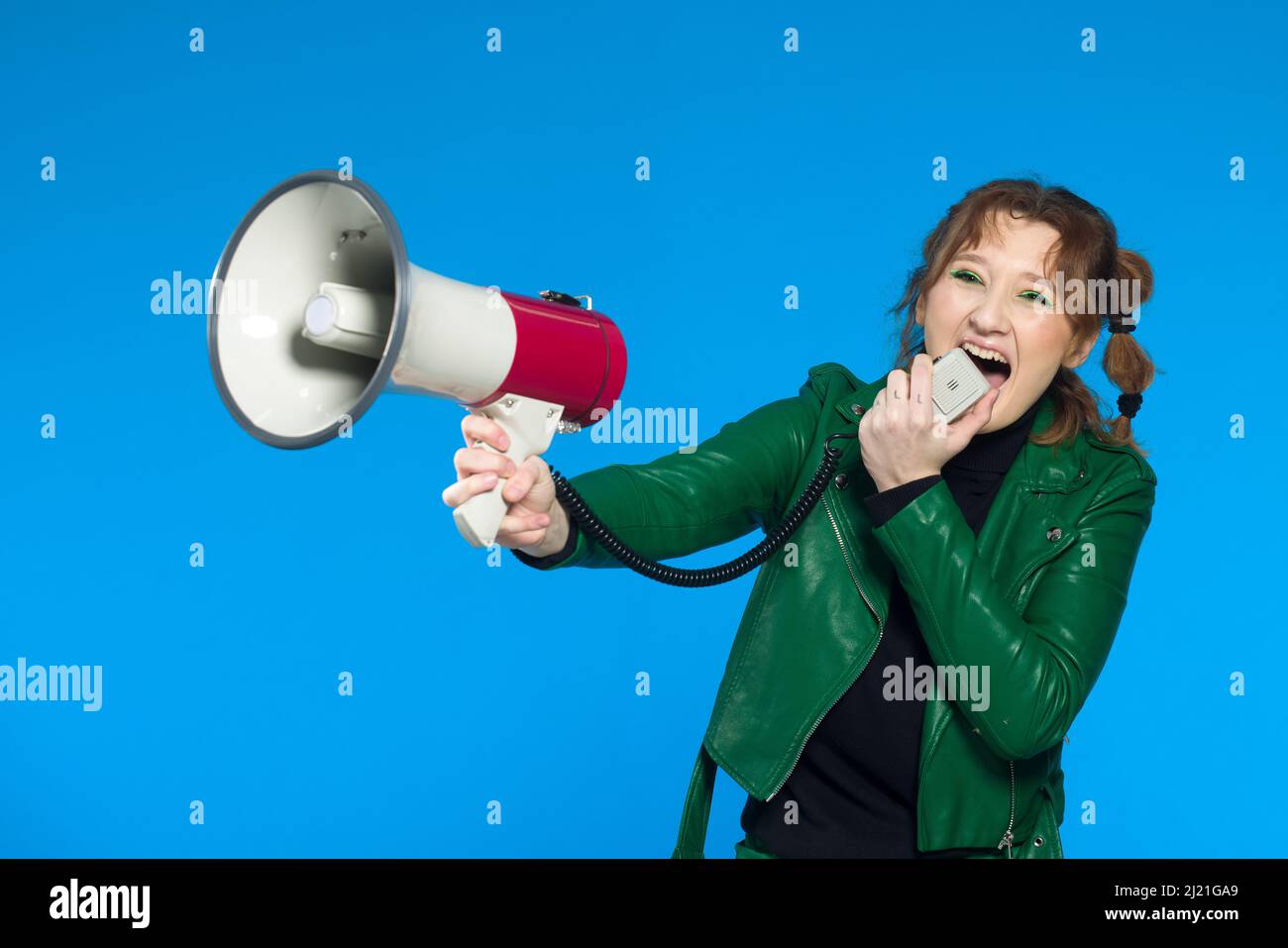Loud speaker student hi-res stock photography and images - Alamy