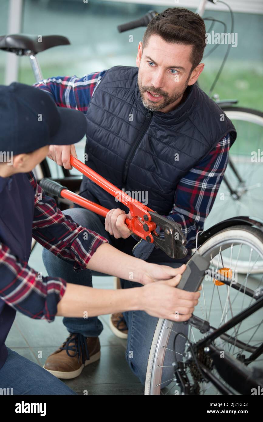 Men fixing a road hi-res stock photography and images - Alamy