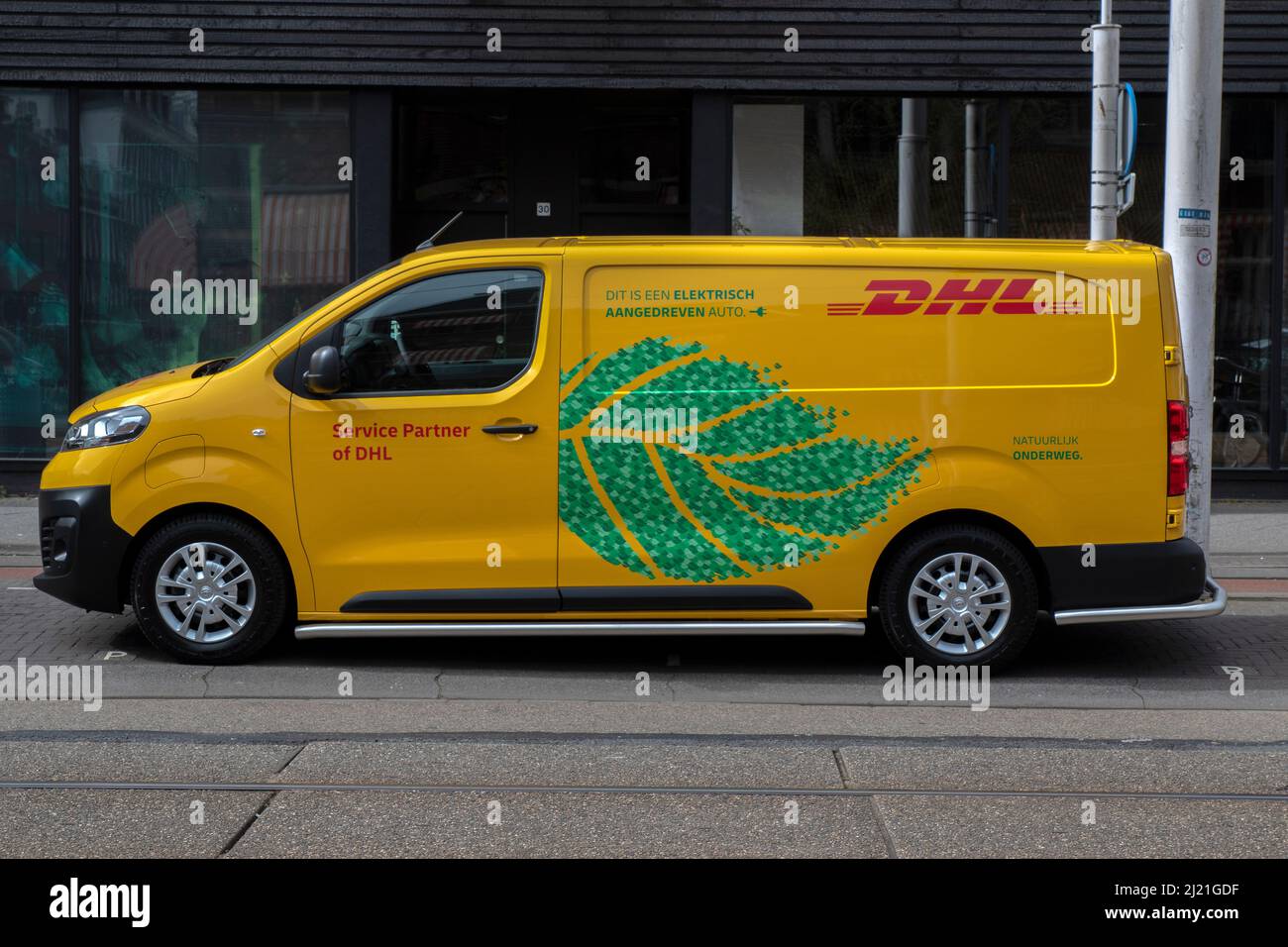DHL Company Van At Amsterdam The Netherlands 28-3-2022 Stock Photo - Alamy