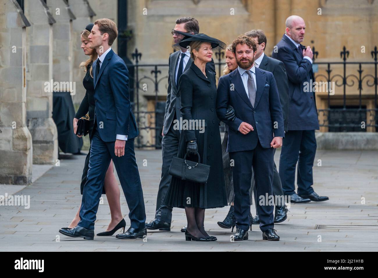 London, UK. 29th Mar, 2022. A memorial service at Westminster Abbey for ...