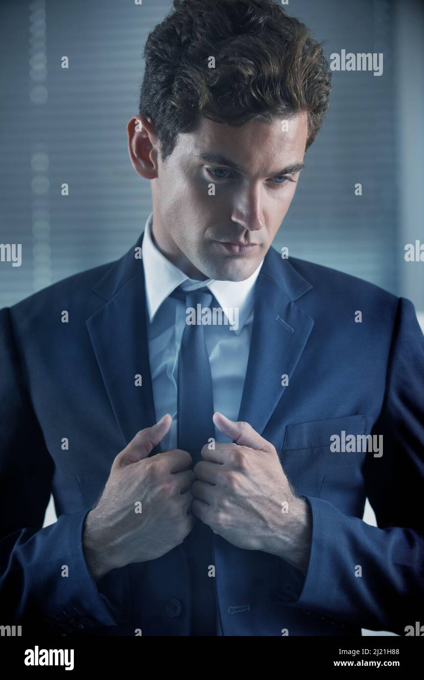Tough man suit hi-res stock photography and images - Alamy