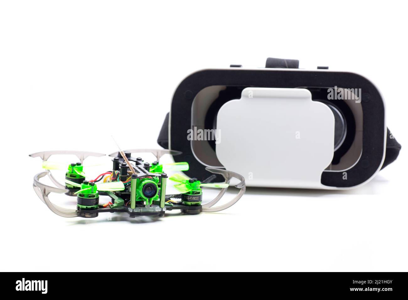 micro drone racing with camara fpv Stock Photo - Alamy