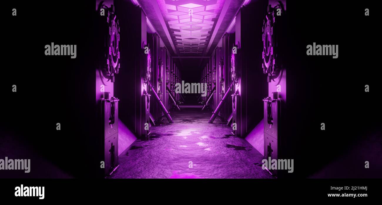 Unknown Corridor Hangar Basement Underground Hallway Innovative Black ...