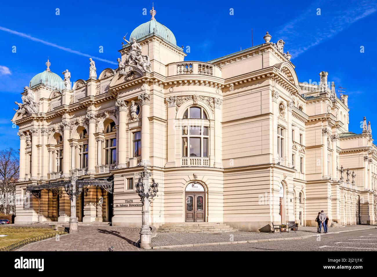 Juliusz Slowacki Theatre in Krakow, Poland, erected in 1893, was ...