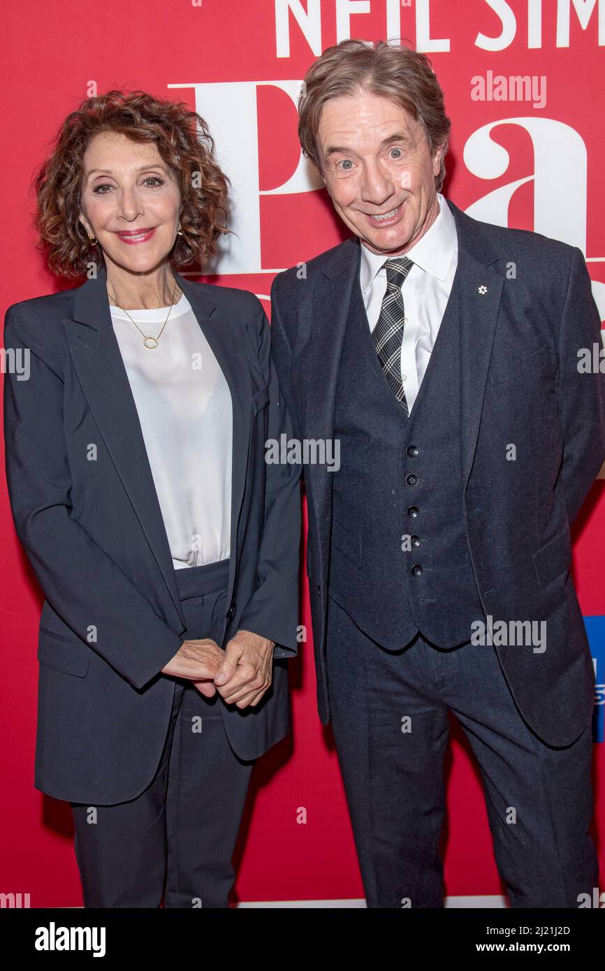 New York, United States. 28th Mar, 2022. Andrea Martin and Martin Short ...