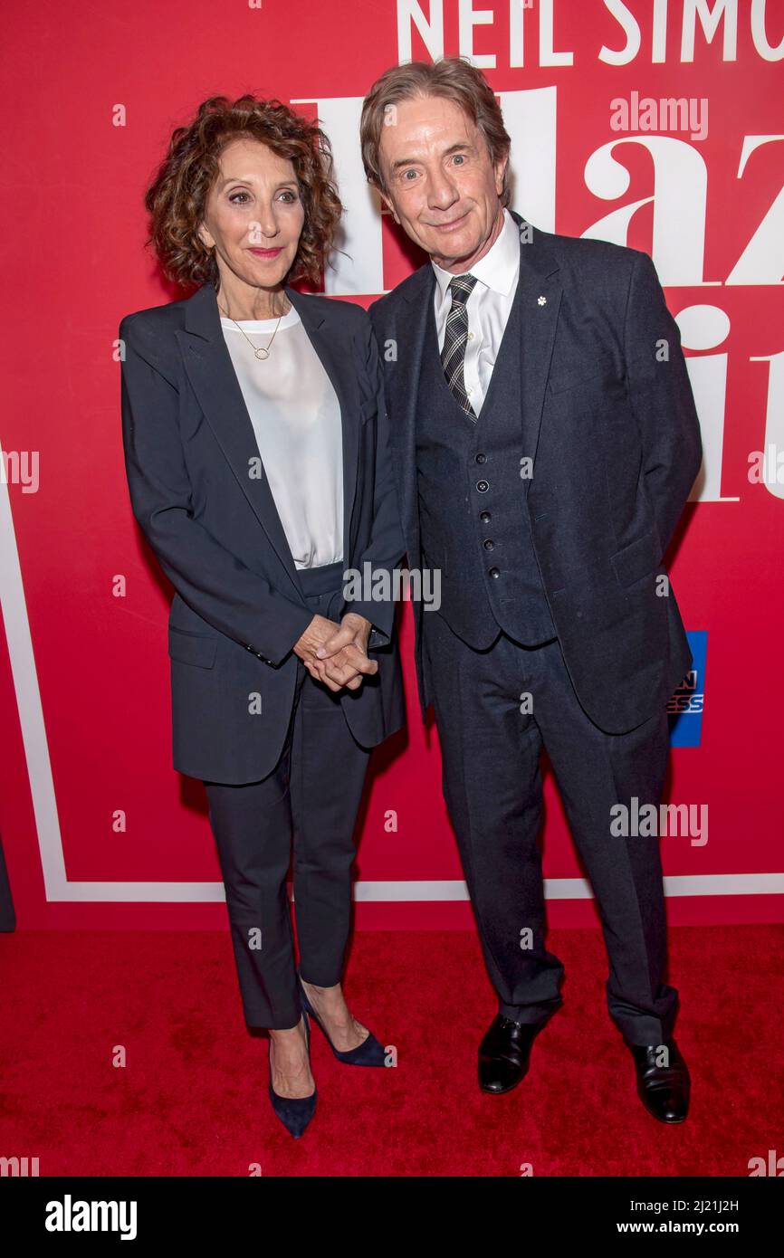 New York, United States. 28th Mar, 2022. Andrea Martin and Martin Short ...