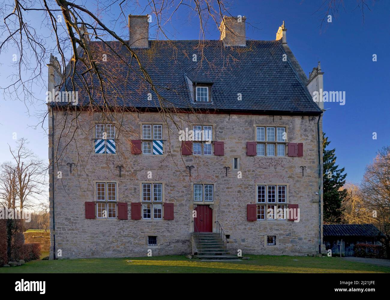 'Hohes Haus' part of the former prince-archbishopal castle Nienborg ...