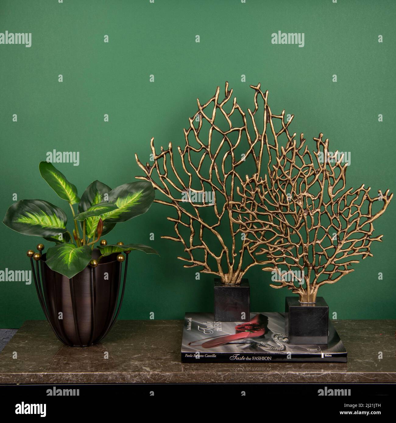 modern interior decorative elements with luxury design Stock Photo - Alamy
