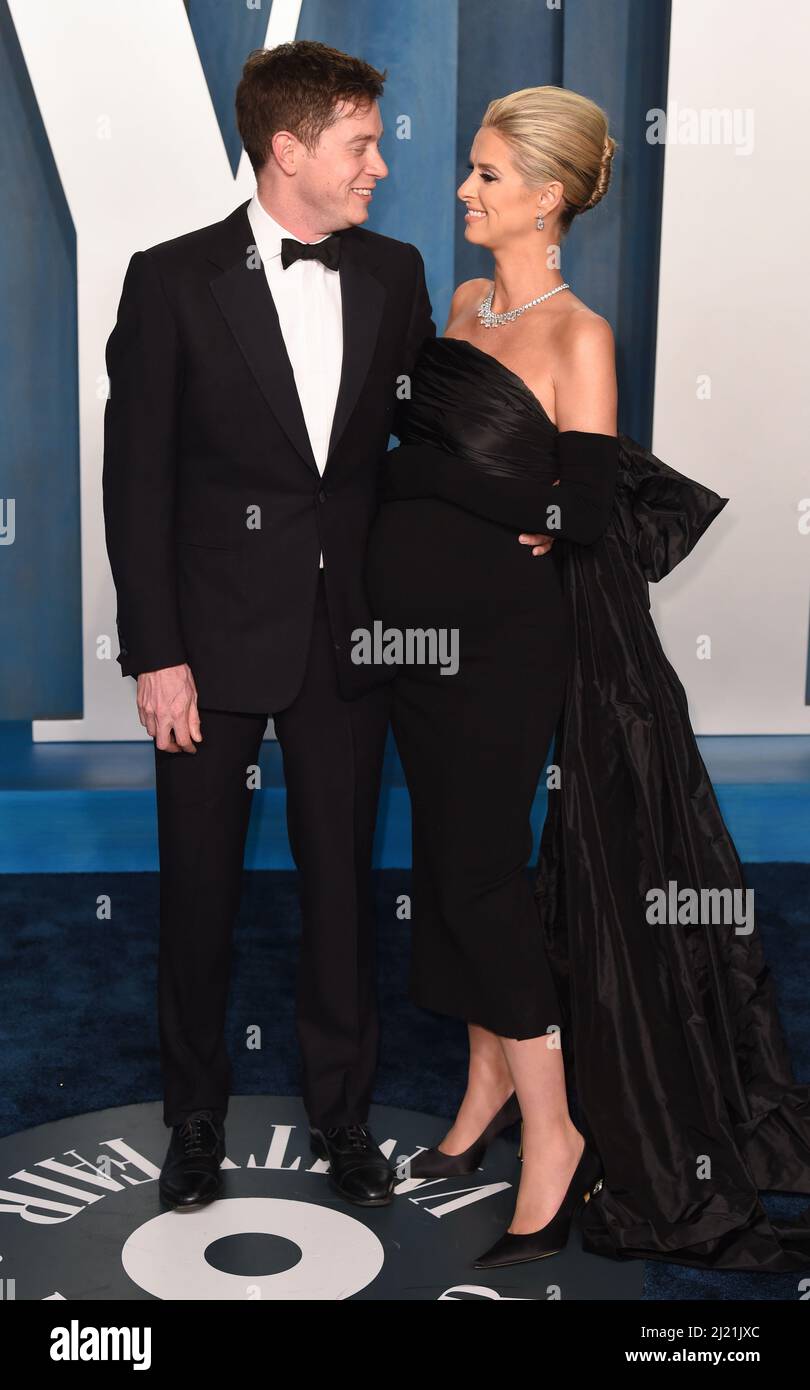 March 27th, 2022, Los Angeles, USA. James Rothschild and Nicky Hilton ...