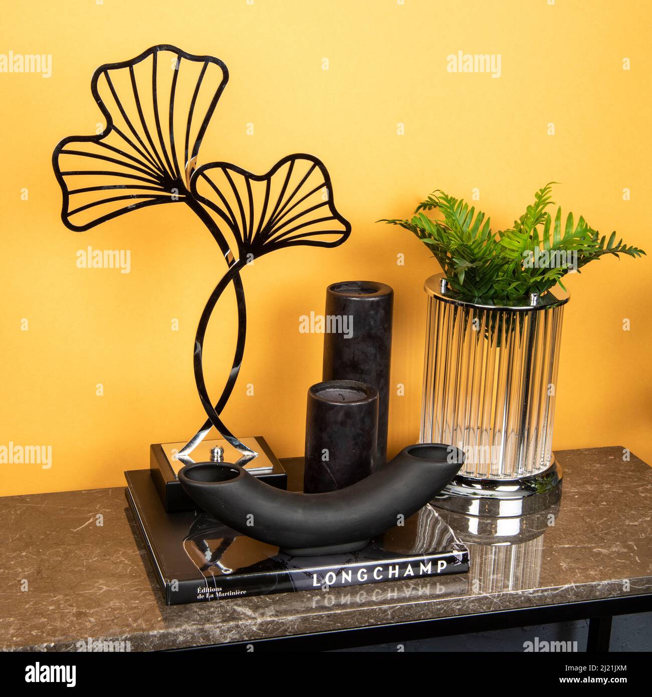 modern interior decorative elements with luxury design Stock Photo - Alamy