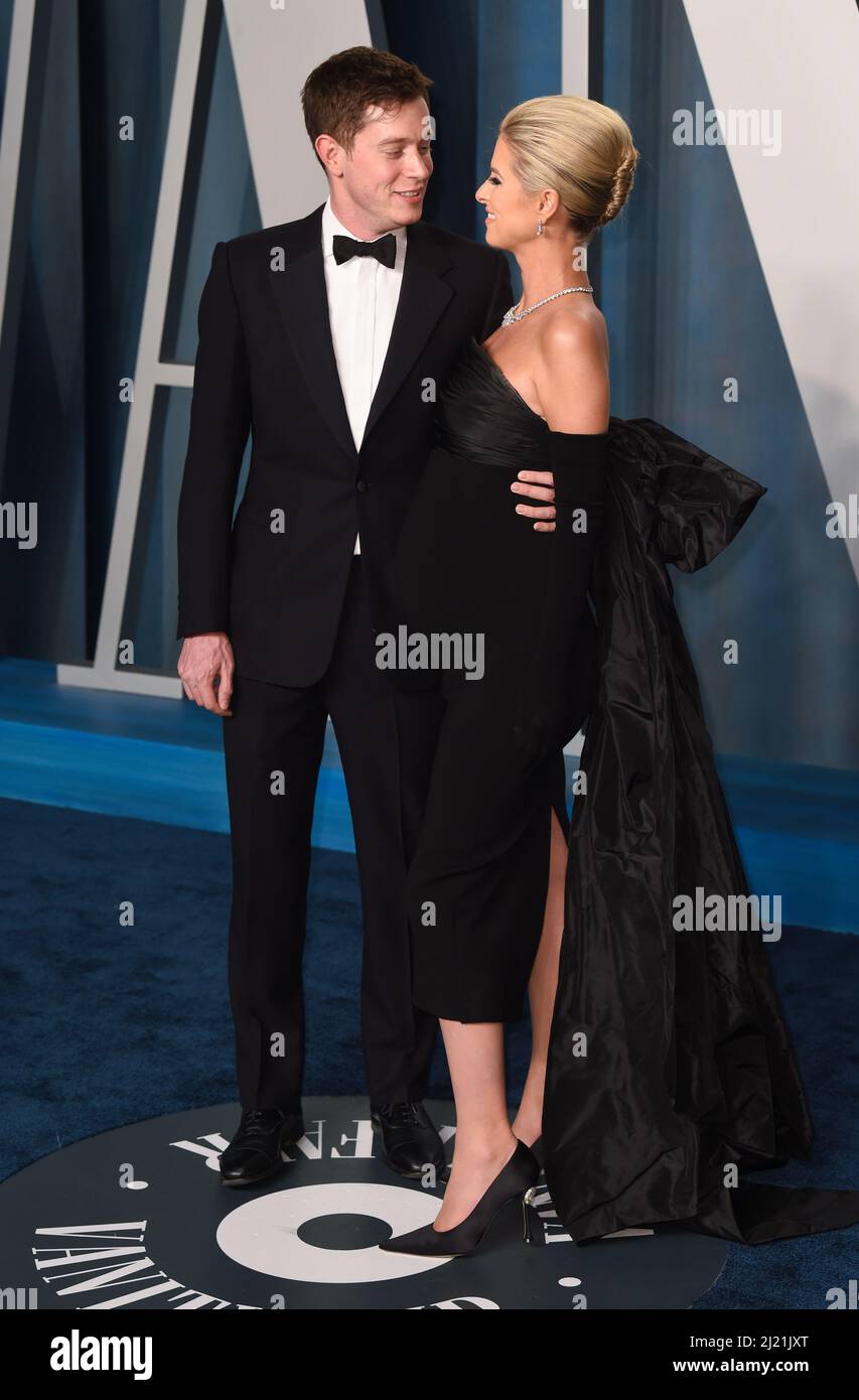 March 27th, 2022, Los Angeles, USA. James Rothschild and Nicky Hilton ...
