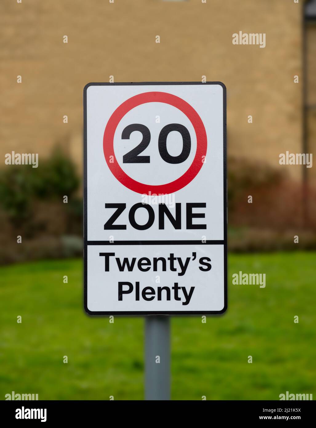 20 zone sign hi-res stock photography and images - Alamy