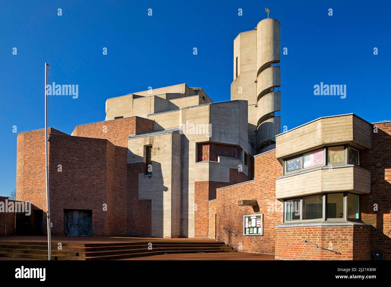 Catholic church Christ's Resurrection in Lindenthal, Germany, North ...