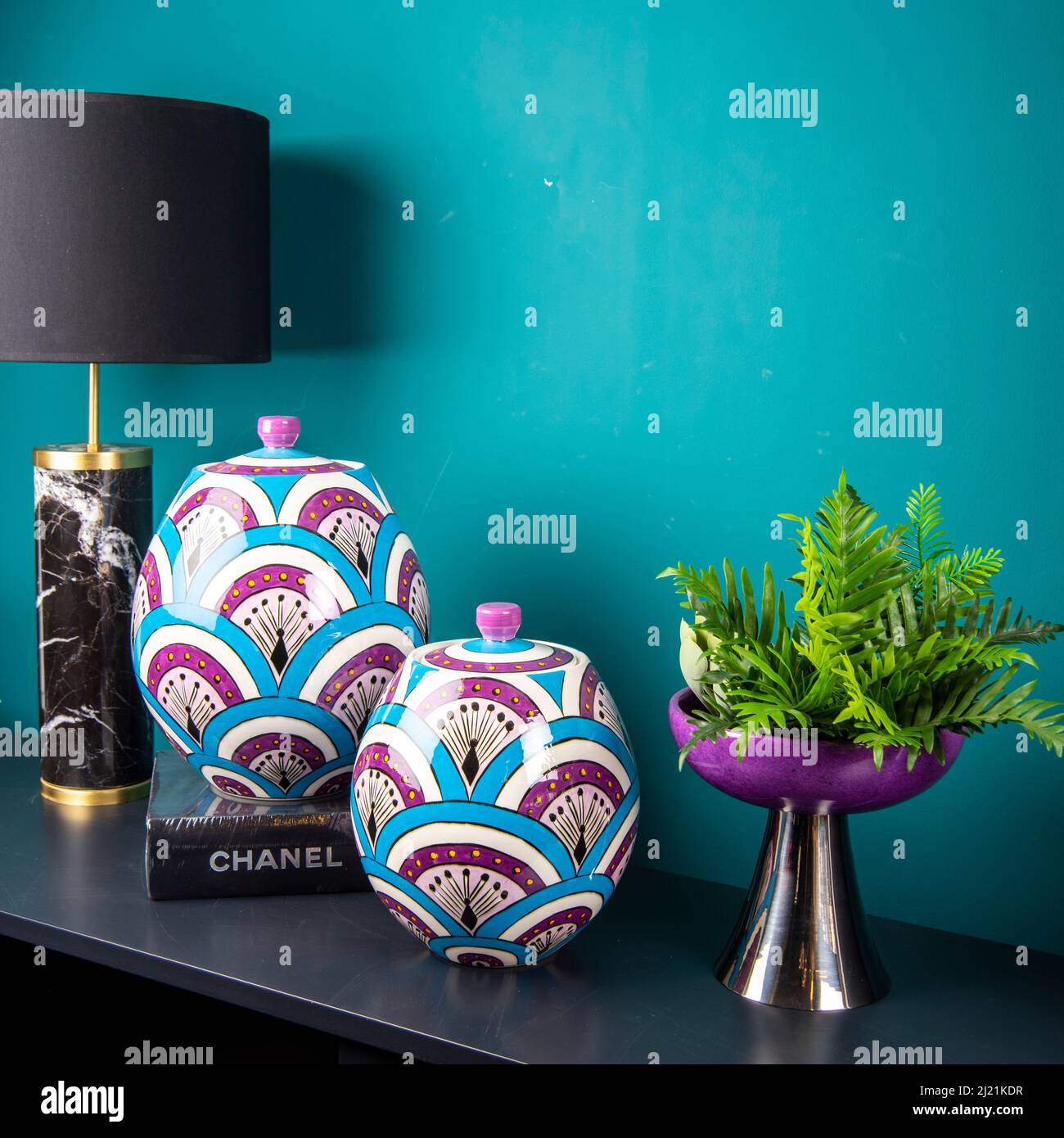 modern interior decorative elements with luxury design Stock Photo - Alamy