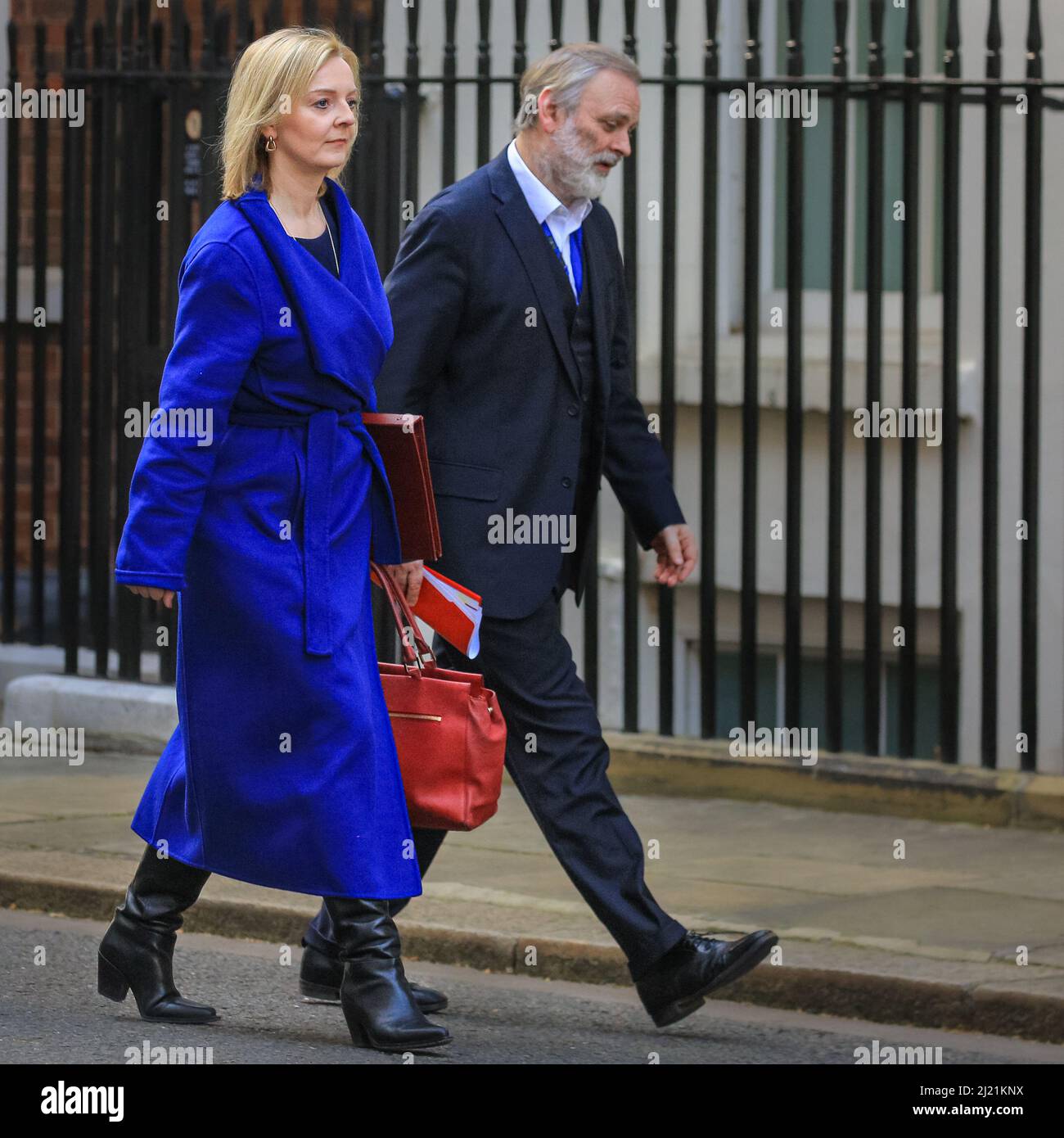 Liz Truss, MP, Foreign Secretary, with Sir Tim Barrow, Political ...
