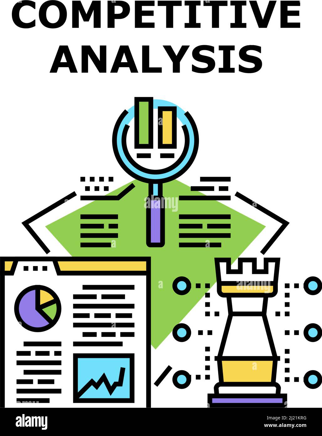Competitive Analysis Vector Concept Illustration Stock Vector Image ...