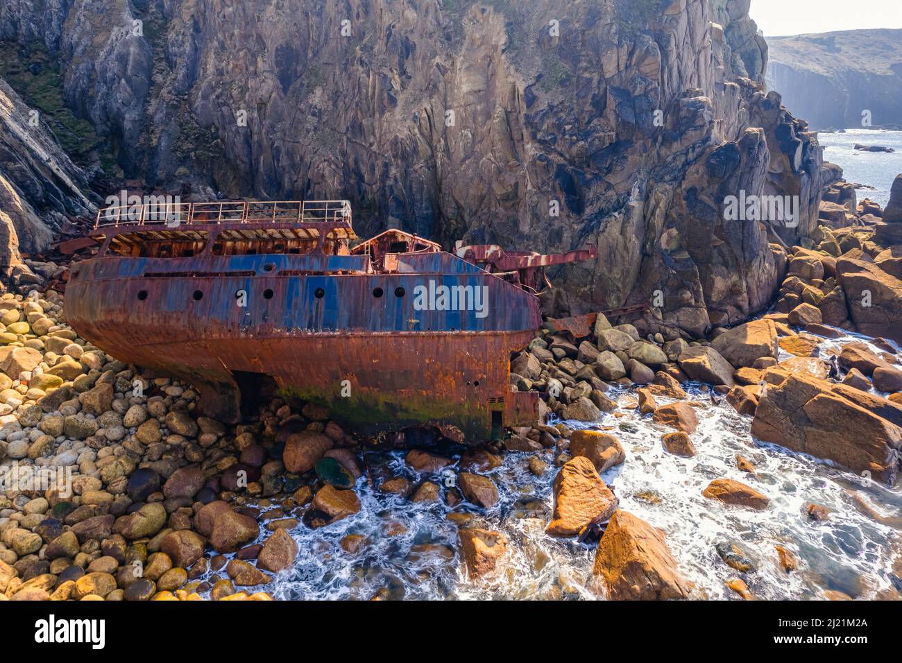 Mayon cliff shipwreck hi-res stock photography and images - Alamy
