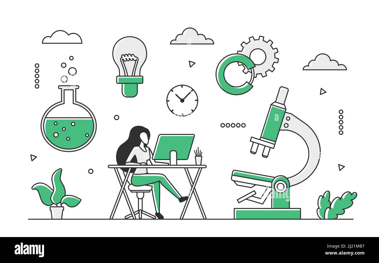 Proton experiments Stock Vector Images - Alamy