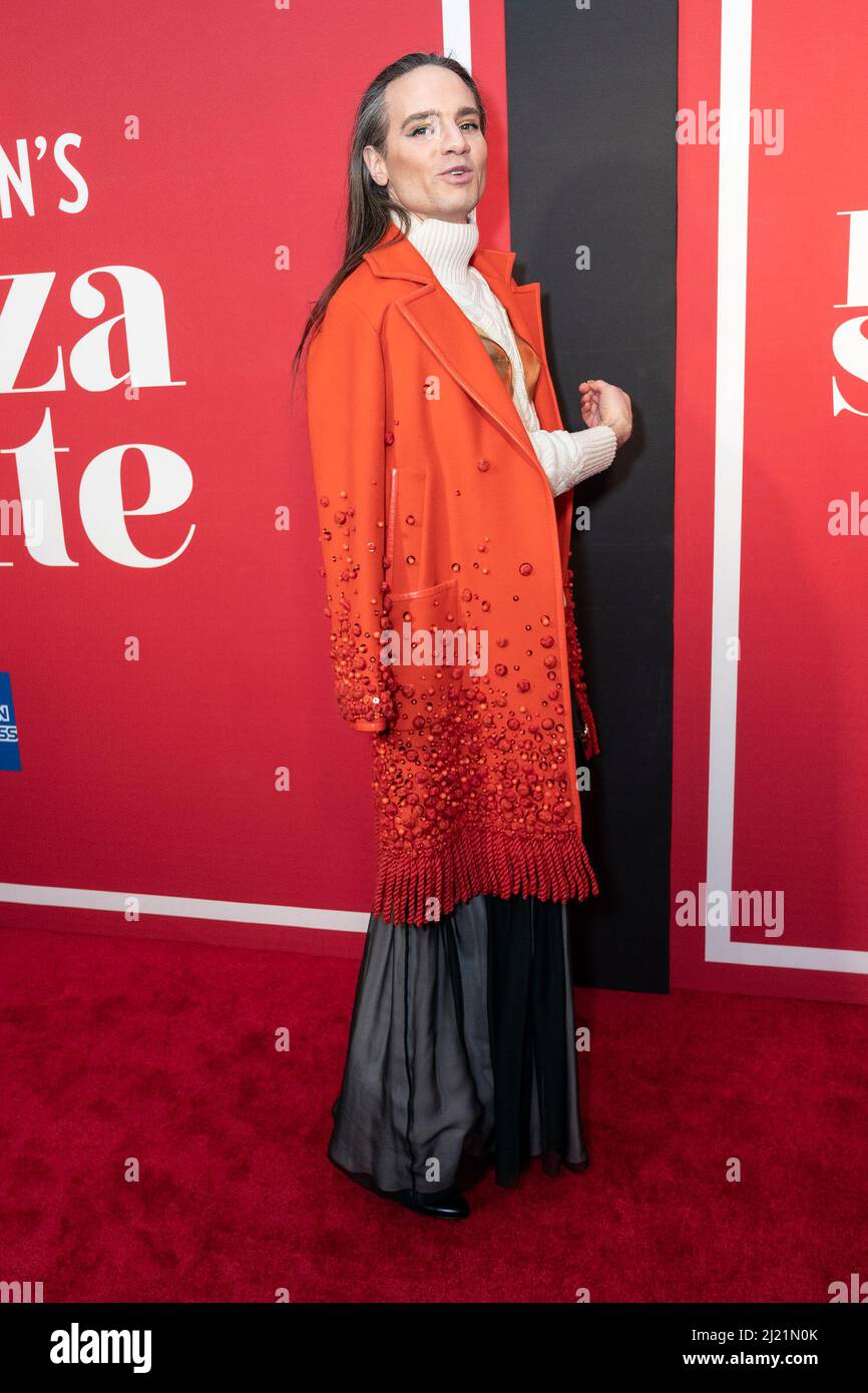 March 28, 2022, New York, New York, United States: Jordan Roth wearing ...