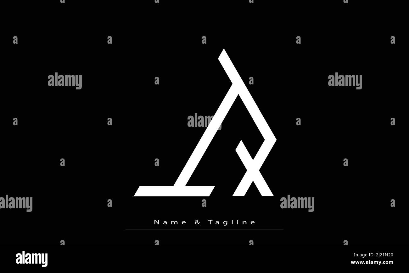 Ix letter logo design Black and White Stock Photos & Images - Alamy