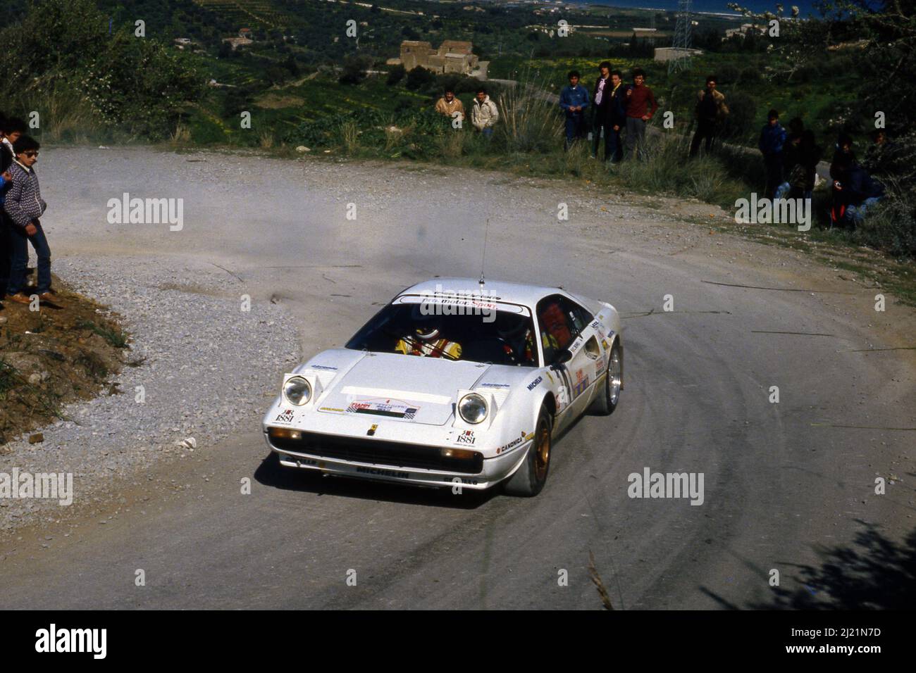 Luigi Lucky Battistolli (ITA) Claudio Berro (ITA) Ferrari 308 GTB 4v ...