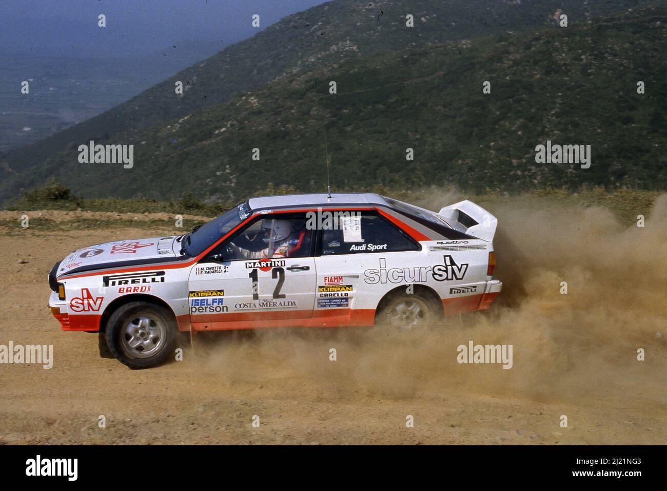 Michele Cinotto (ITA) Emilio Radaelli (ITA) Audi Quattro GrB Audi Sport ...