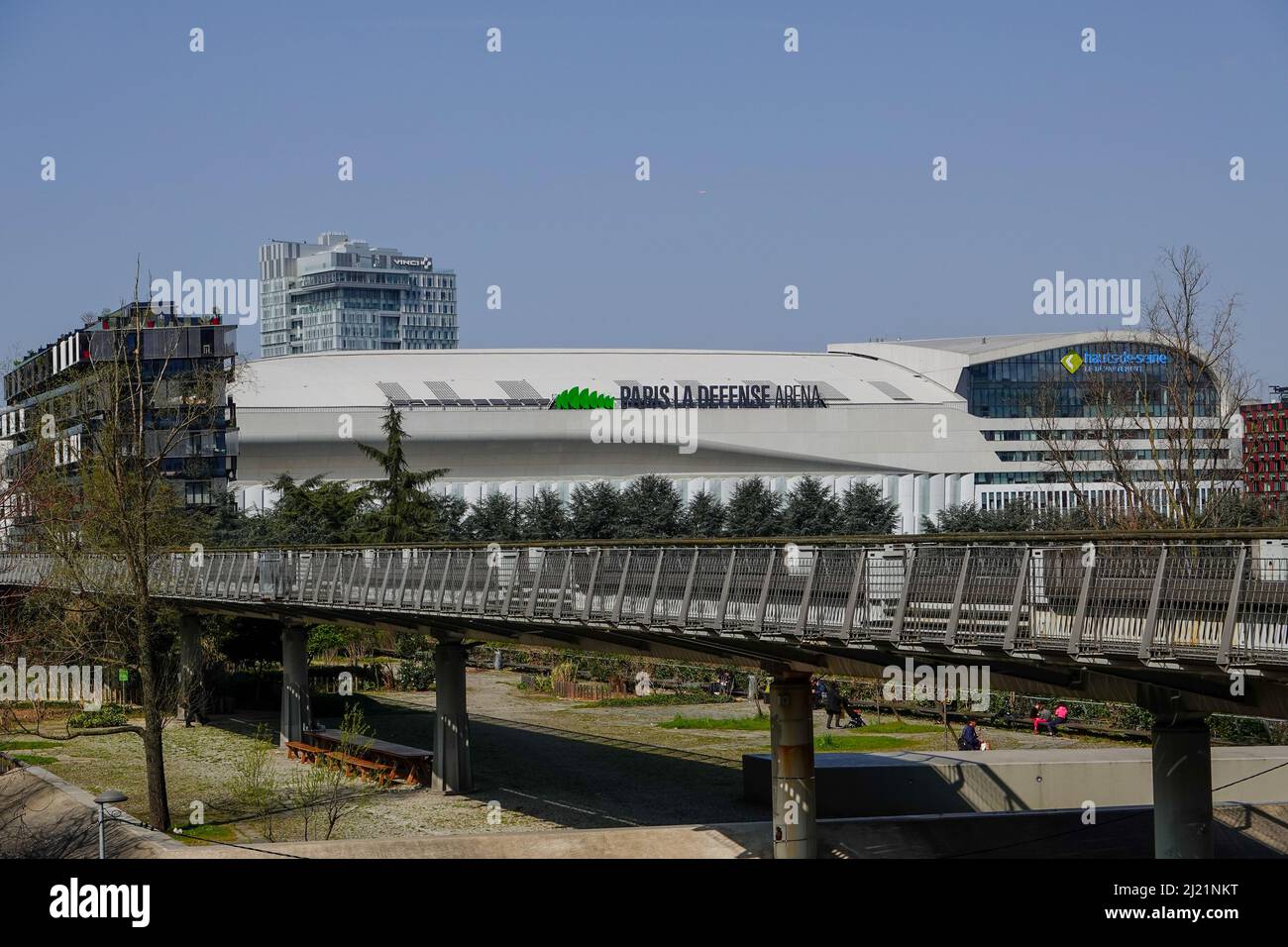 Paris La Défense Arena is a multi-use domed stadium in Nanterre, a ...