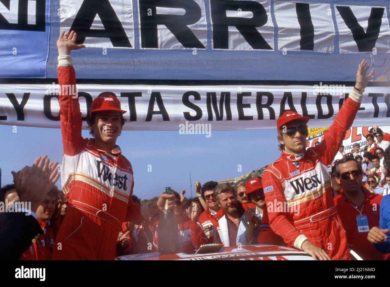 Carlo Capone (ITA) Sergio Cresto (USA) Lancia Rally 037 GrB Tre ...