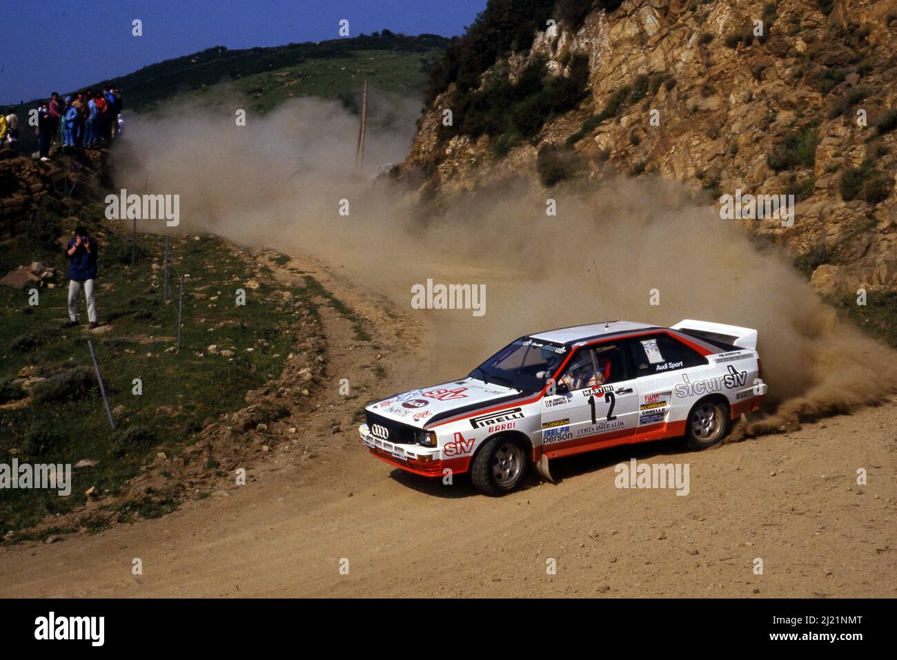 Michele Cinotto (ITA) Emilio Radaelli (ITA) Audi Quattro GrB Audi Sport ...