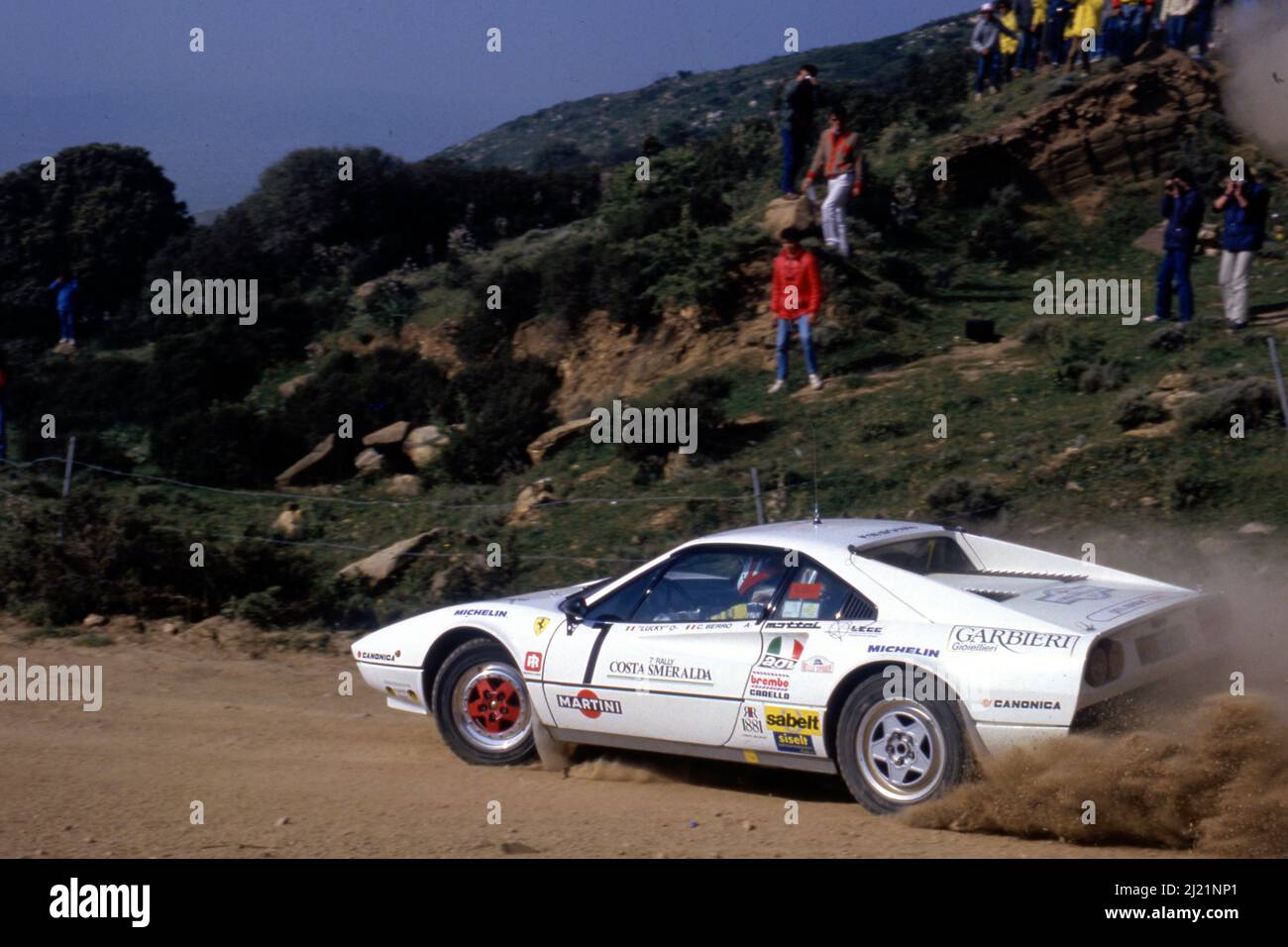 Luigi Lucky Battistolli (ITA) Claudio Berro (ITA) Ferrari 308 GTB 4v ...